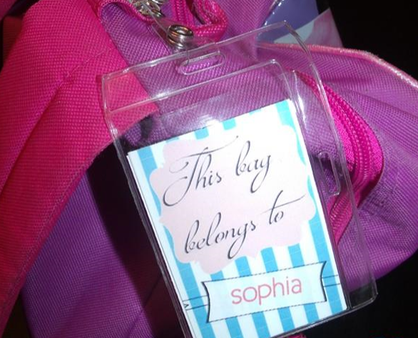 Backpack Labels | Fun Family Crafts