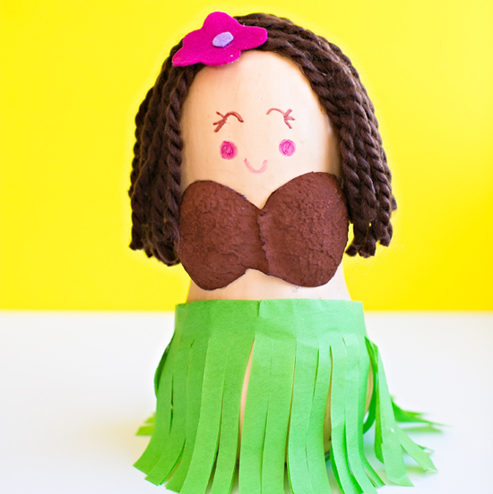 Hula Girl Pumpkin | Fun Family Crafts