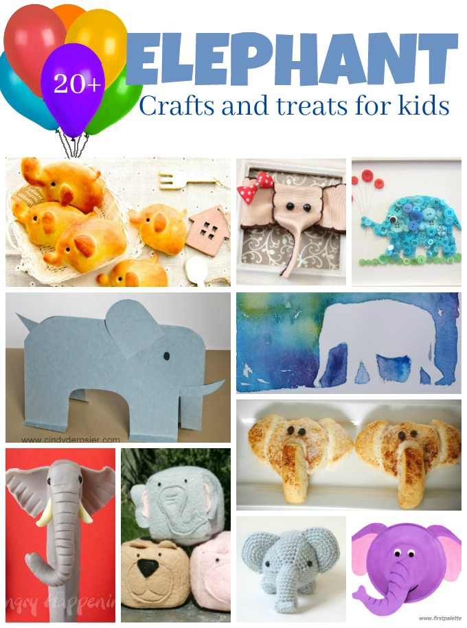 Elephant crafts for kids to make