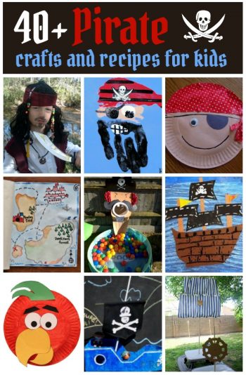 Pirate Crafts for Kids - over 30 pirate craft ideas!