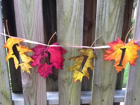 Fall Banner | Fun Family Crafts