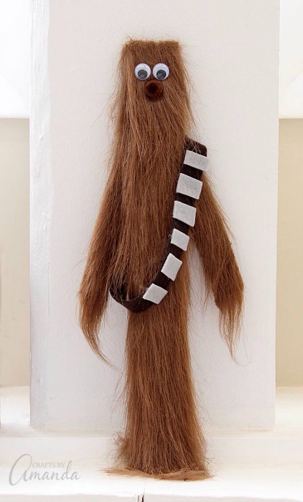 Paint Stick Chewbacca | Fun Family Crafts