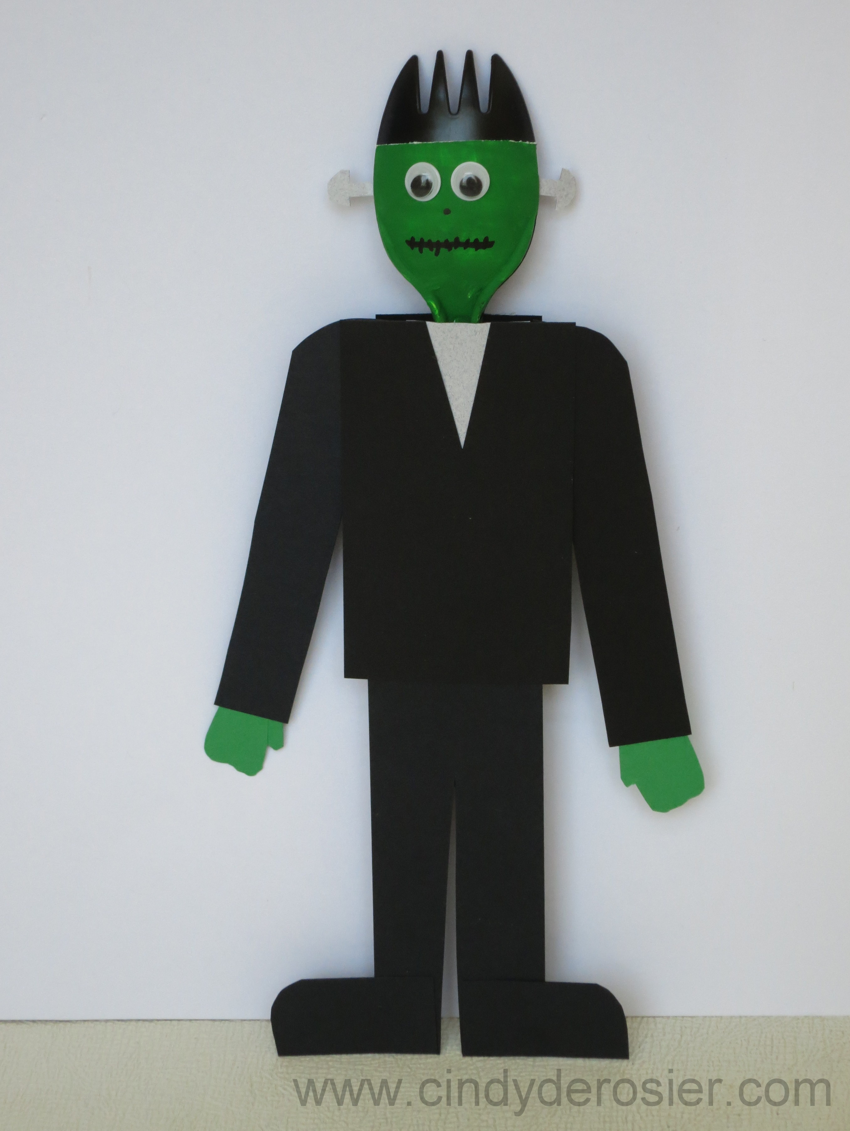 Frankenstein Spork | Fun Family Crafts