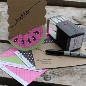 Watermelon Card | Fun Family Crafts