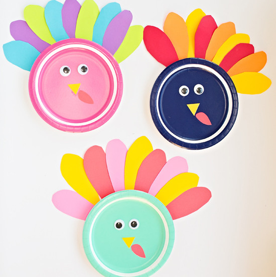 Colorful Turkey Craft | Fun Family Crafts
