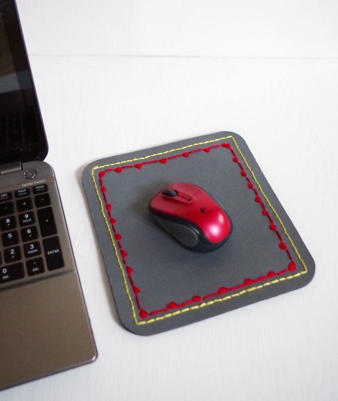 Embroidered Mouse Pad | Fun Family Crafts