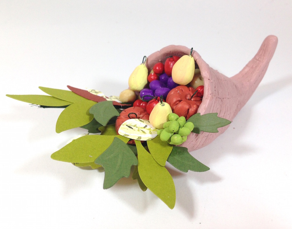 Miniature Clay Cornucopia | Fun Family Crafts