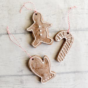 Gingerbread Salt Dough Ornaments | Fun Family Crafts