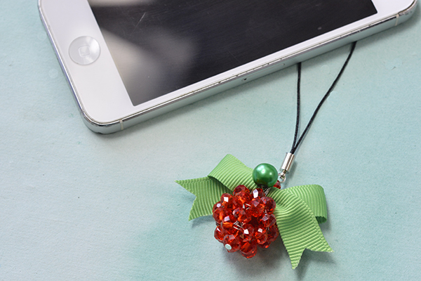 Beaded Christmas Ball Keychain | Fun Family Crafts