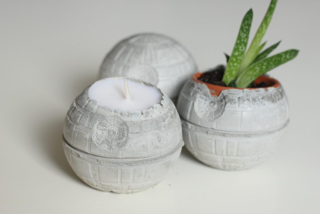 Star Wars Concrete Death Star | Fun Family Crafts