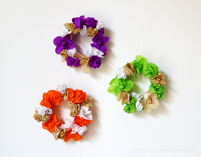 Paper Wreaths | Fun Family Crafts