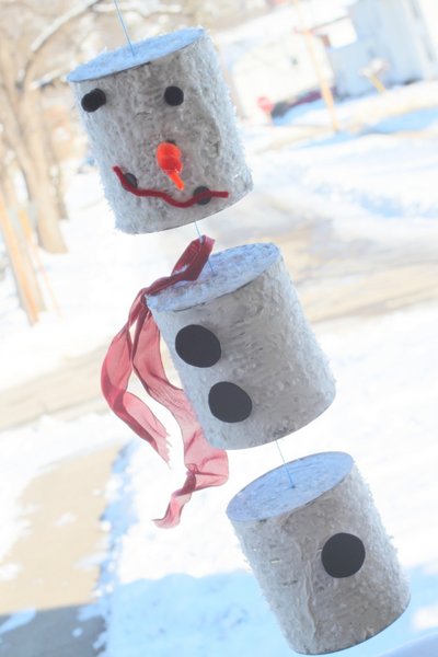 Tin Can Snowman | Fun Family Crafts