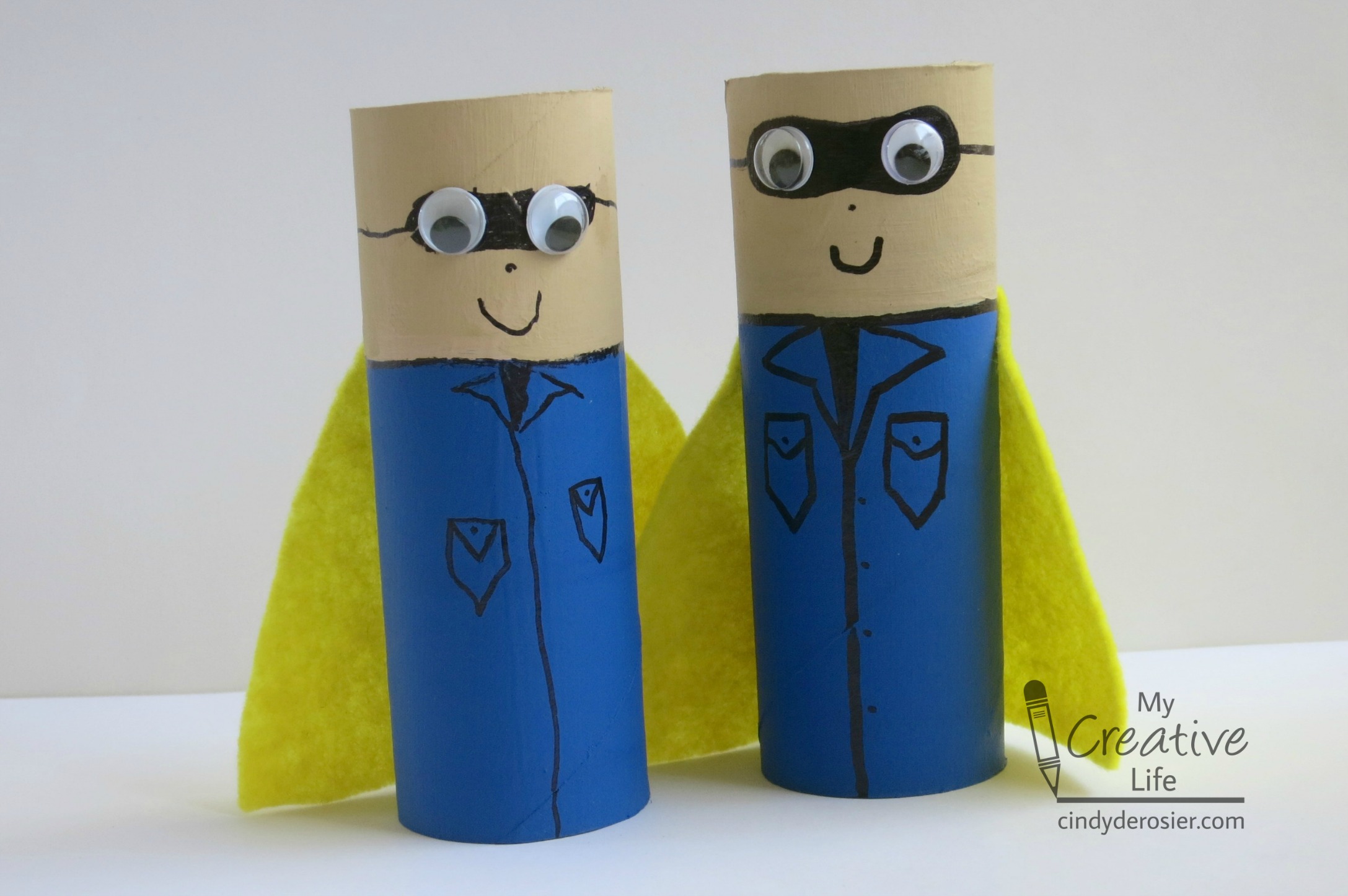 Cardboard Tube Super Scouts | Fun Family Crafts