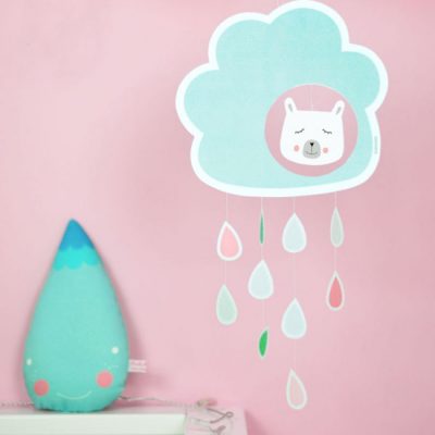 Printable Rain Cloud Mobile | Fun Family Crafts