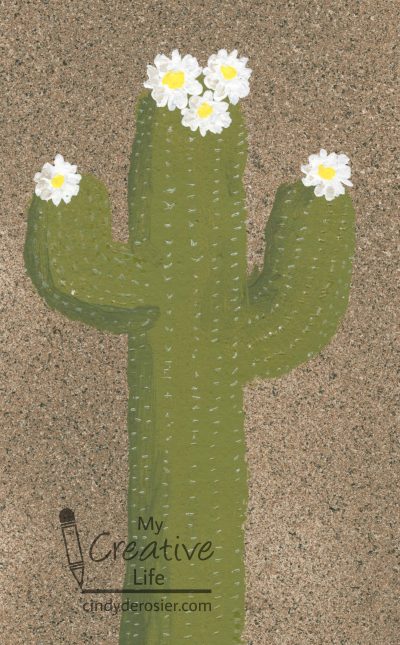 Painted Saguaro Cactus | Fun Family Crafts