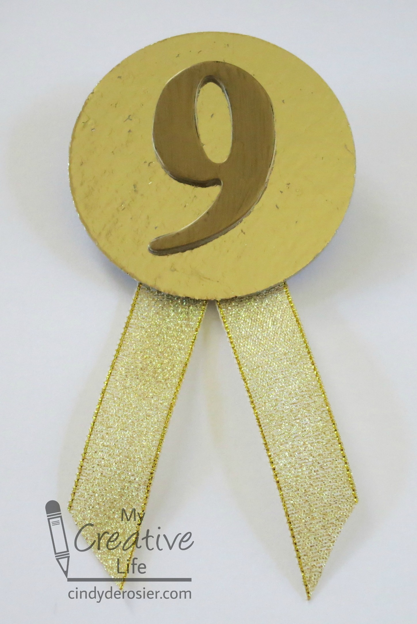 Foiled Birthday Button | Fun Family Crafts