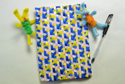 Ribbon Notebook Cover | Fun Family Crafts