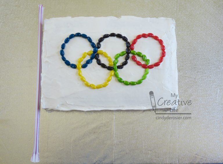 Olympic Flag Cake | Fun Family Crafts