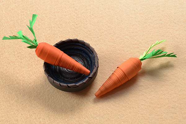 Quilled Paper Carrots | Fun Family Crafts