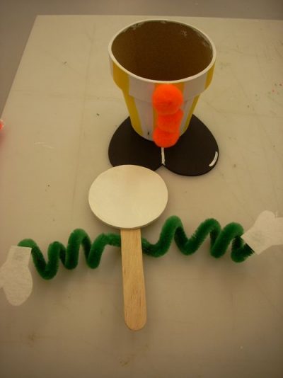 Clown Pencil Cup: a cute and colorful pencil cup kids can make