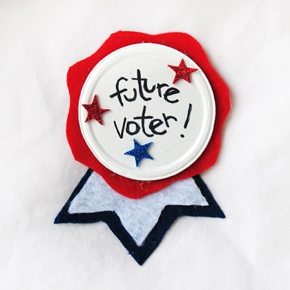 Future Voter Button | Fun Family Crafts