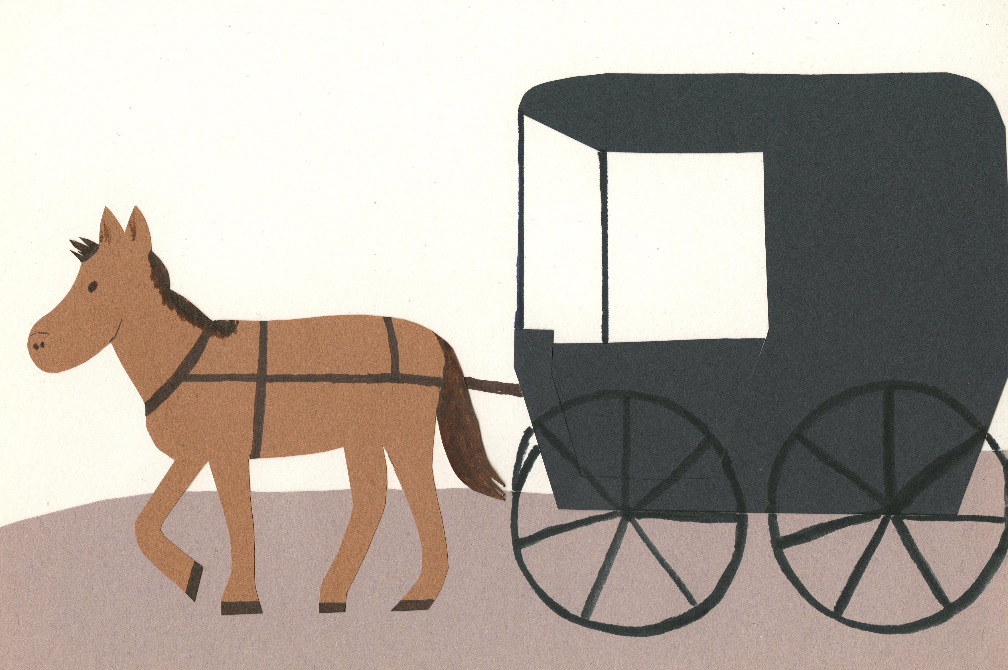 Amish Buggy Art | Fun Family Crafts