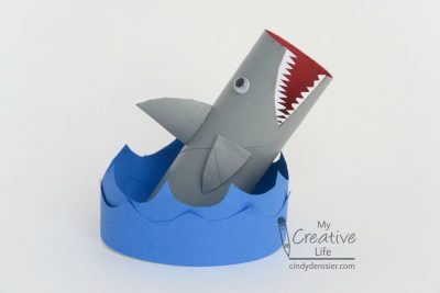 Cardboard Tube Shark | Fun Family Crafts