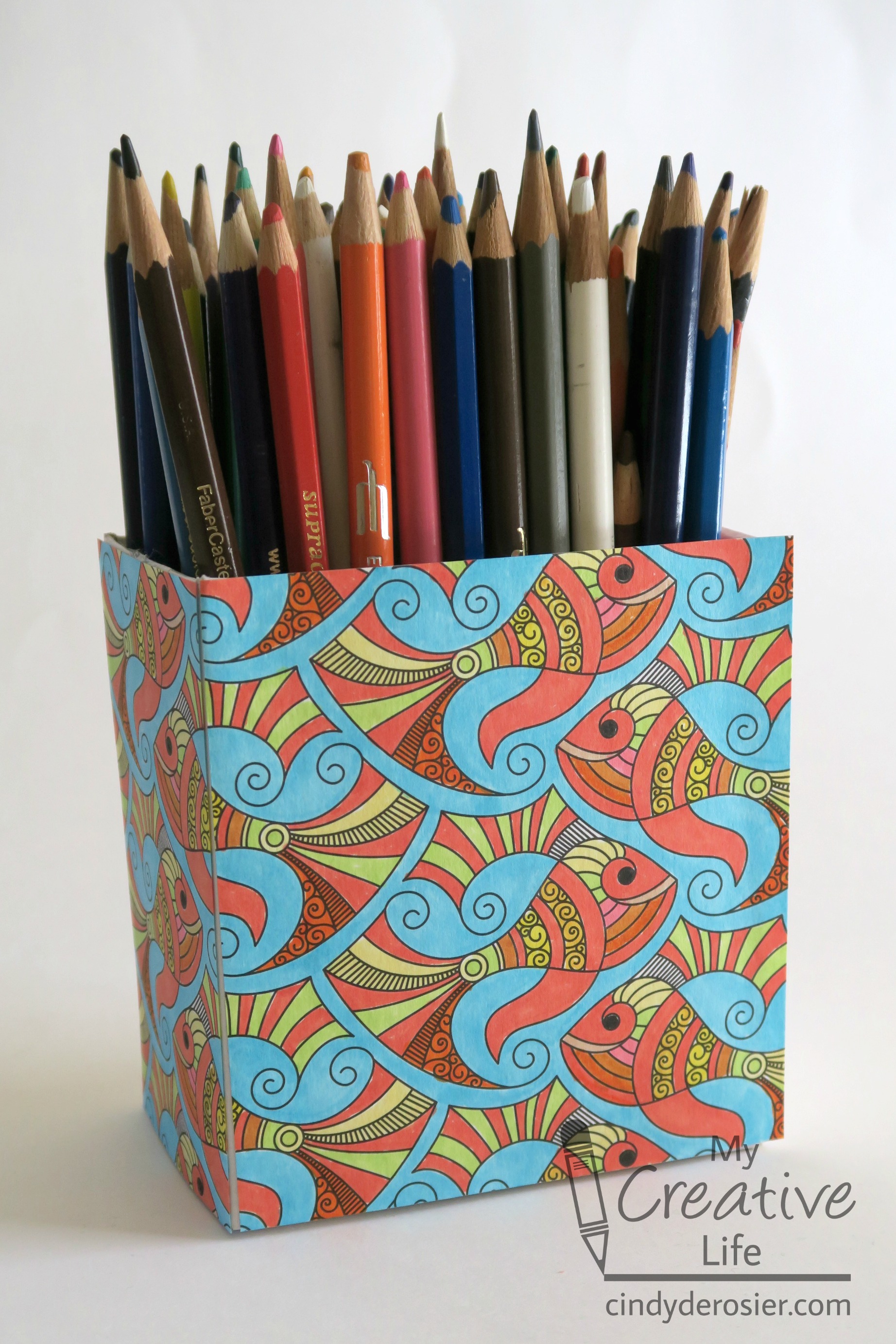 Coloring Page Altered Box | Fun Family Crafts