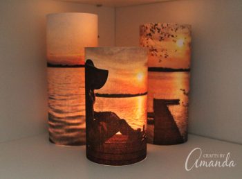 Photo Luminaries | Fun Family Crafts