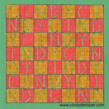 Graph Paper Grid Name Art | Fun Family Crafts