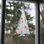 Beaded Christmas Tree Sun Catcher | Fun Family Crafts