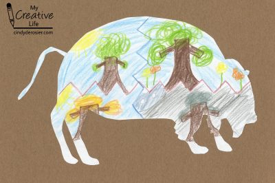 Buffalo Drawing | Fun Family Crafts