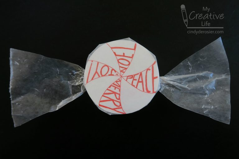 Peppermint Candy Card | Fun Family Crafts