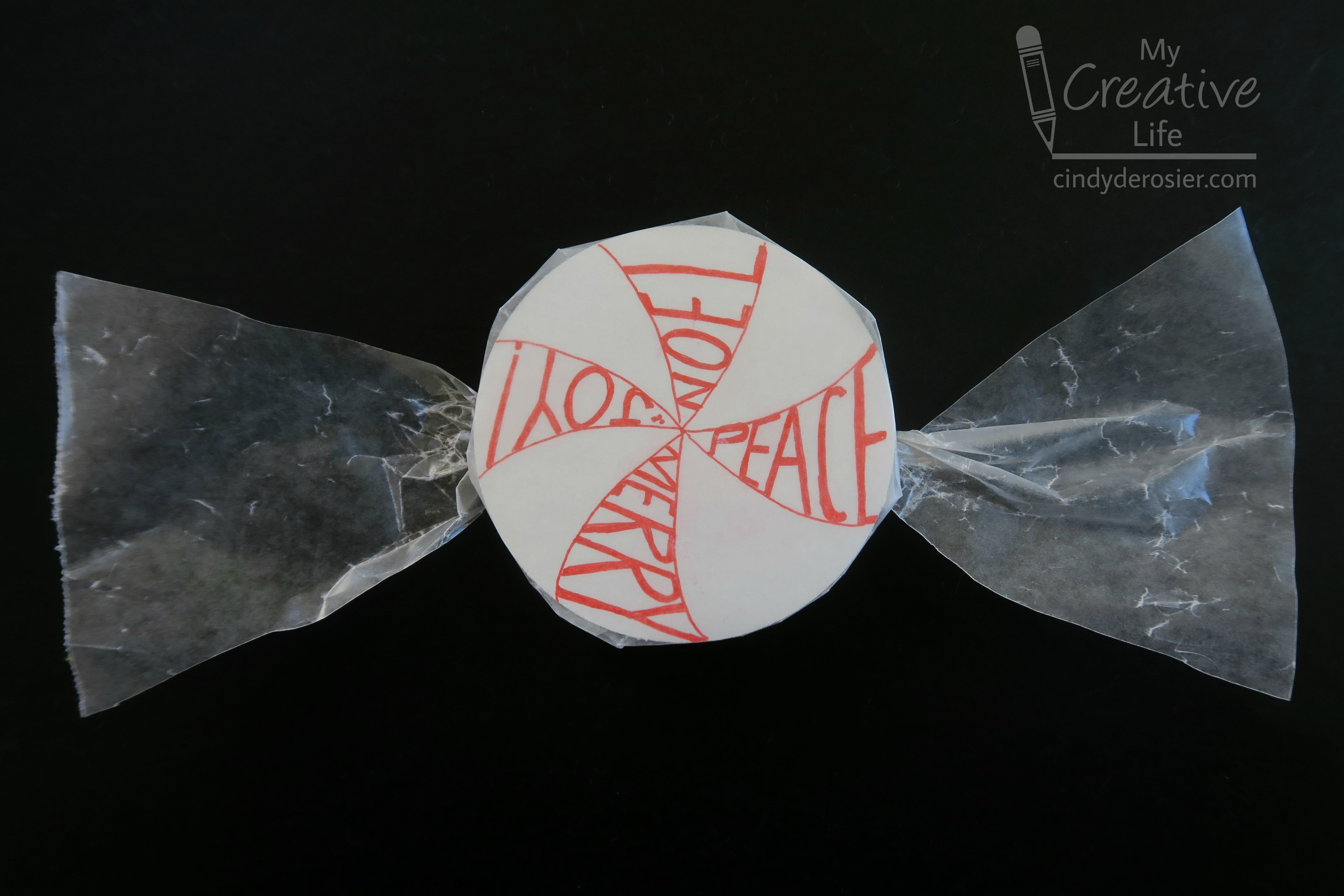 Peppermint Candy Card | Fun Family Crafts