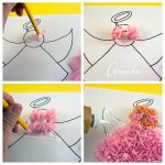 Puffy Tissue Paper Angel | Fun Family Crafts