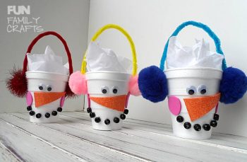 Snowman Treat Cups | Fun Family Crafts