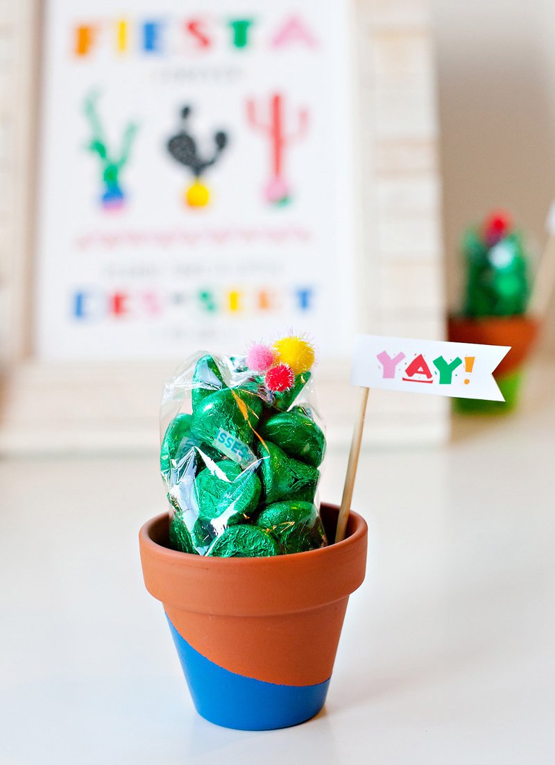Clay Pot Cactus Party Favor | Fun Family Crafts