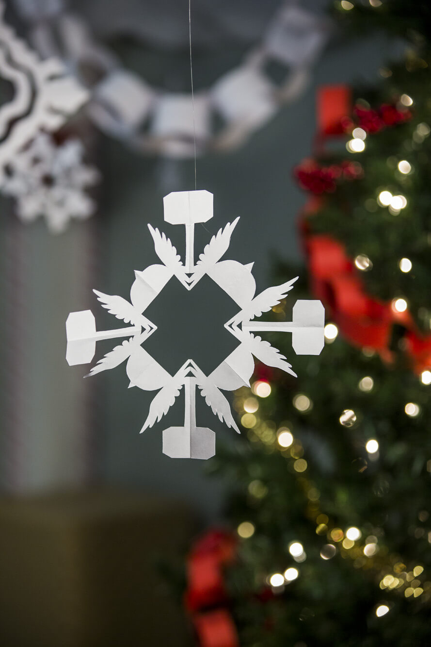 Thor Superhero Snowflake Pattern | Fun Family Crafts
