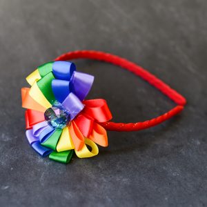 Rainbow Ribbon Headband | Fun Family Crafts