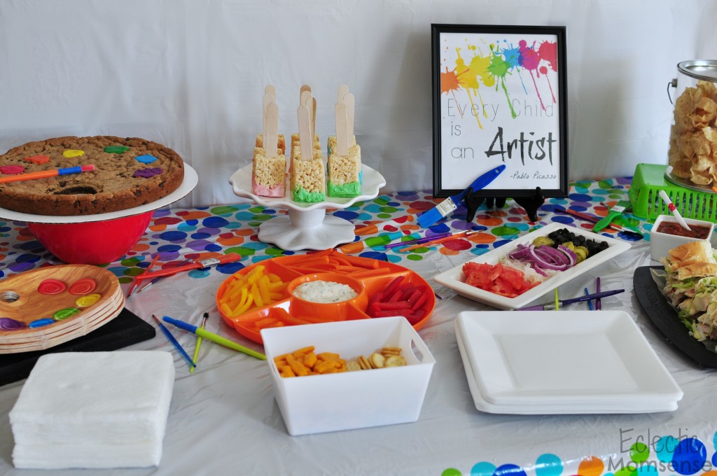Colorful Art Party | Fun Family Crafts