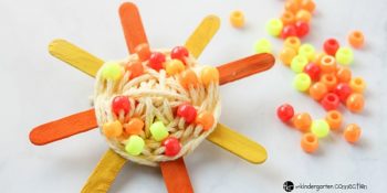 Easy Beaded Sun Craft | Fun Family Crafts