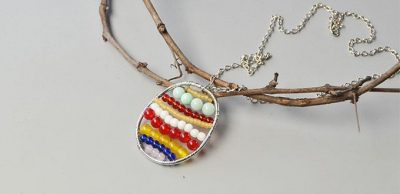 Easter Egg Pendant Necklace | Fun Family Crafts