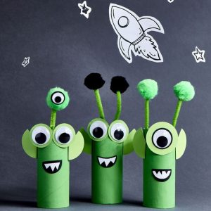 Cardboard Aliens | Fun Family Crafts