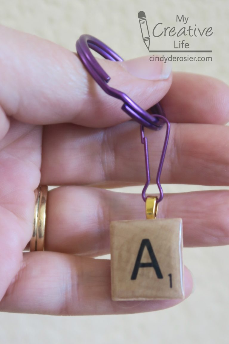 Scrabble Keychain | Fun Family Crafts