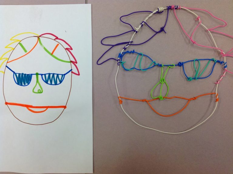 Wire Portraits | Fun Family Crafts