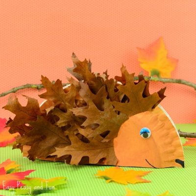 Paper Plate Hedgehog | Fun Family Crafts