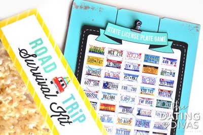 Printable License Plate Game | Fun Family Crafts