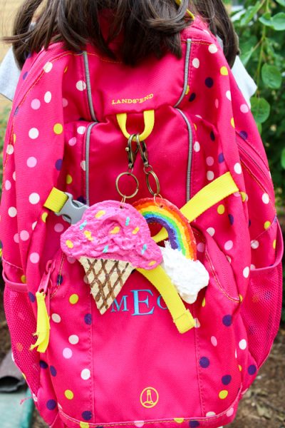 Cereal Box Backpack Charms | Fun Family Crafts