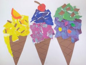 Thiebaud-Inspired Ice Cream Art | Fun Family Crafts