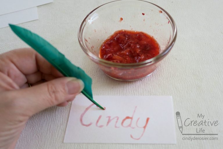 Strawberry Ink | Fun Family Crafts